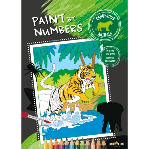 Faber-Castell Verf op nummer Gevaarlijke dieren