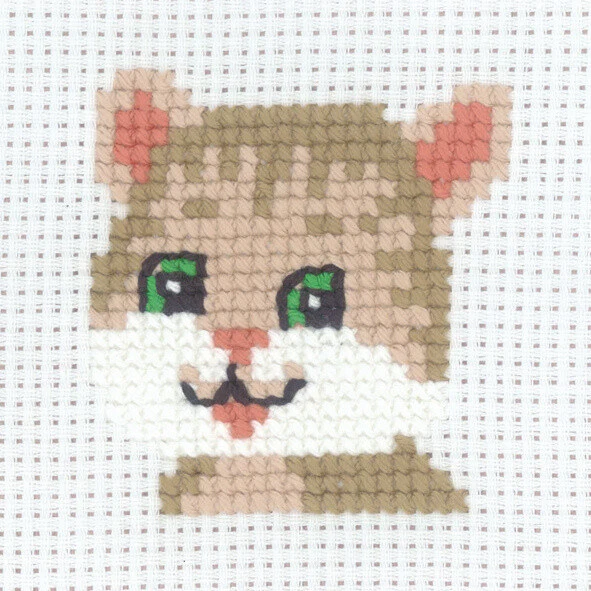 Kit de broderie Chat 8x8cm – Achetez pas cher ici
